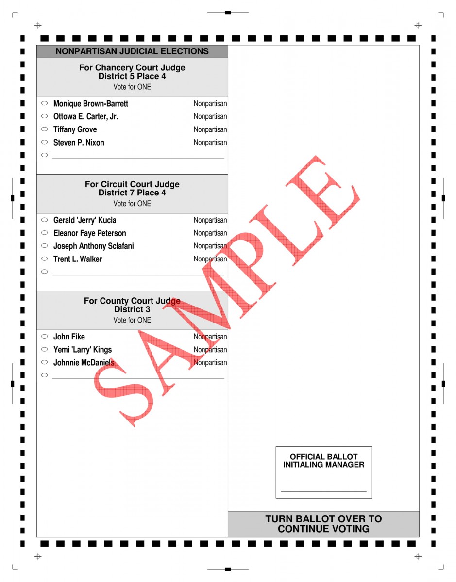 2018 Sample Ballot for November 6 Elections - The Clinton Courier