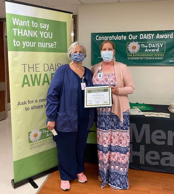 Janice Jones,RN,IBCLC, recognized by Merit Health Central for DAISY Award