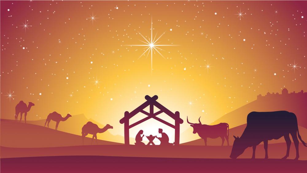 THE BIRTH OF CHRIST - Jeanette Latimer 1990 - The Clinton Courier