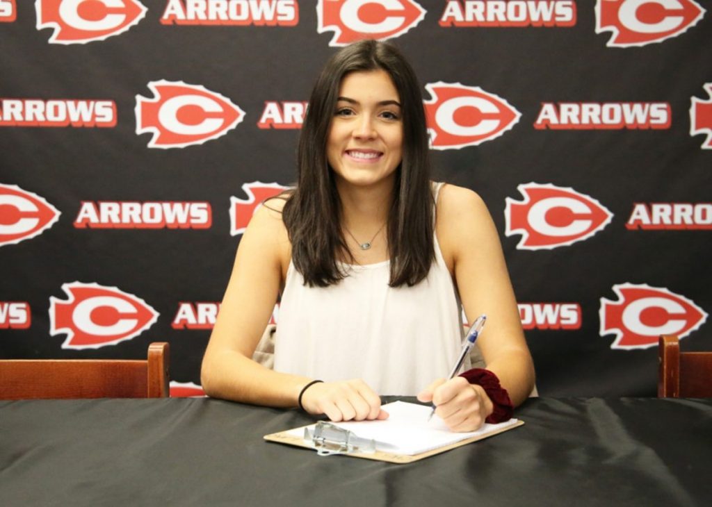Natalie Derrick signs with Hinds Soccer - The Clinton Courier