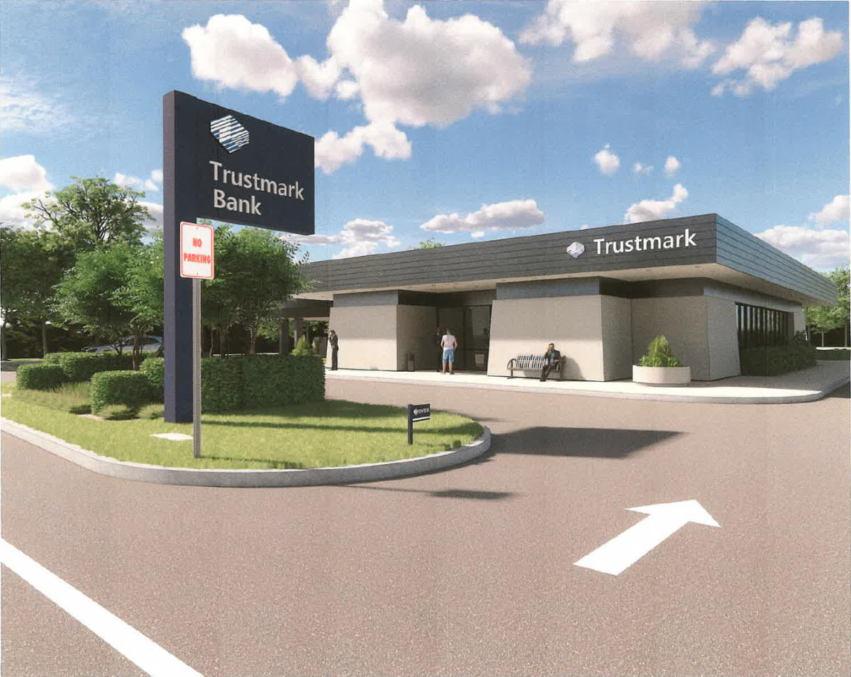 Trustmark Bank on the Boulevard to get fresh facade - The Clinton Courier