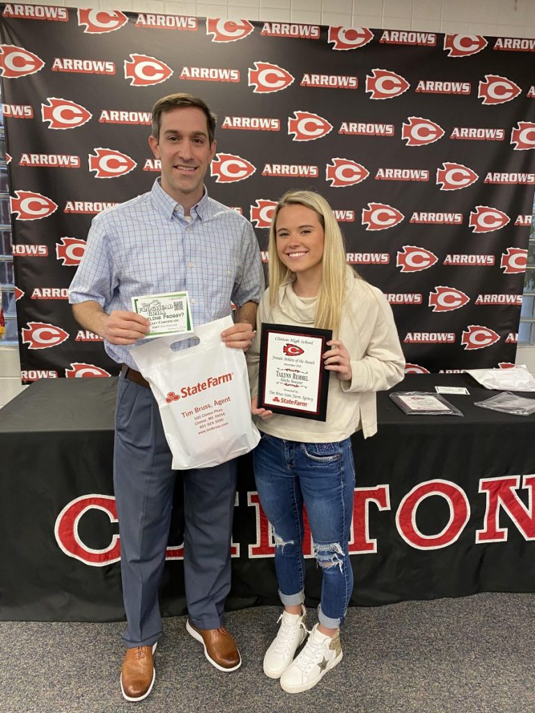 Remmel, Carter named State Farm athletes of the month - The Clinton Courier