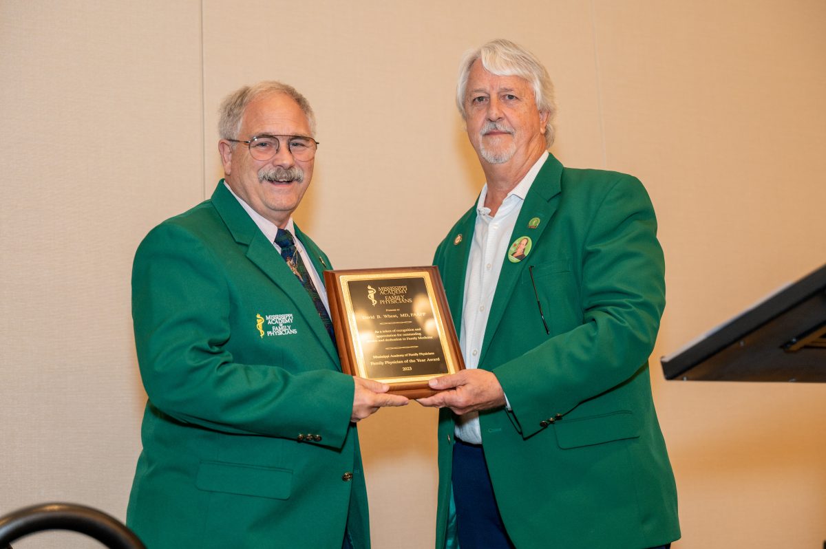 Wheat honored as Family Physician of the Year - The Clinton Courier