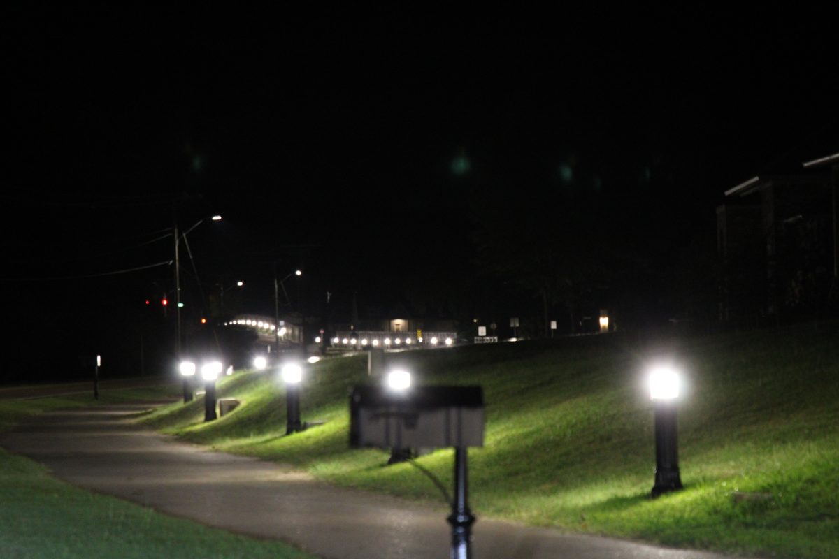 Efforts underway to tone down Arrow Drive path lights - The Clinton Courier