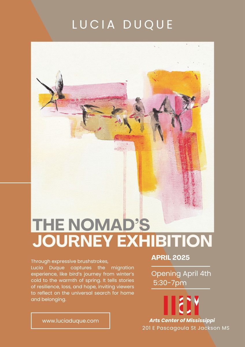 Reminder – The Nomad’s Journey by Lucía Duque at the Arts Center of Mississippi - The Clinton ...