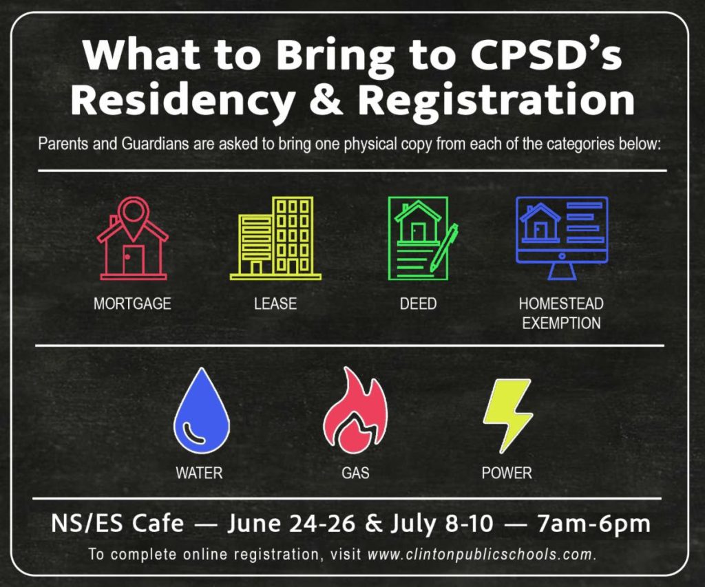 CPSD residency, Meet the Teacher events planned - The Clinton Courier