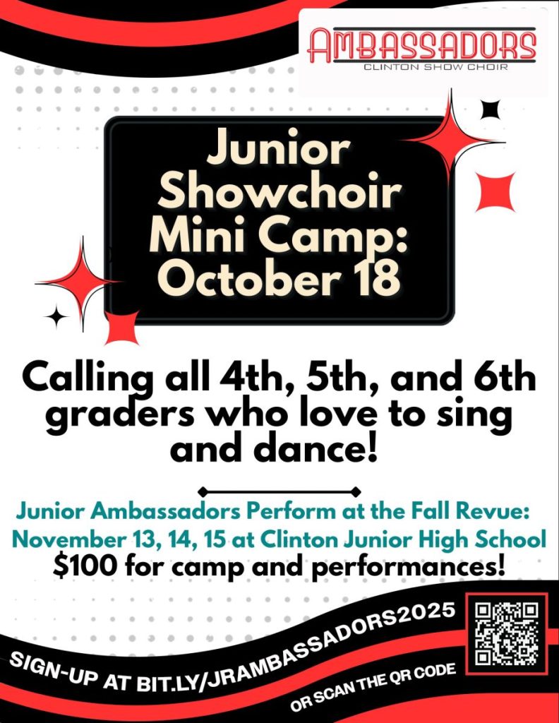 2025 Junior Ambassadors Show Choir Camp - The Clinton Courier