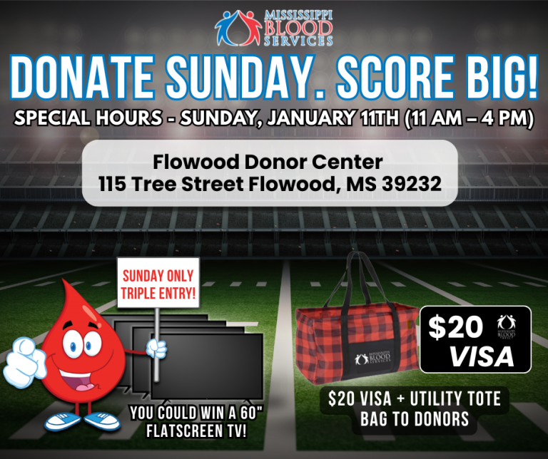 MS Blood Services Offers Donation Incentives During Special Sunday ...