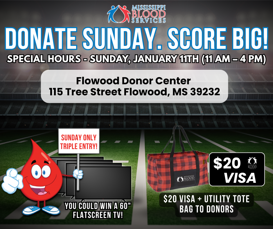 MS Blood Services Offers Donation Incentives During Special Sunday ...