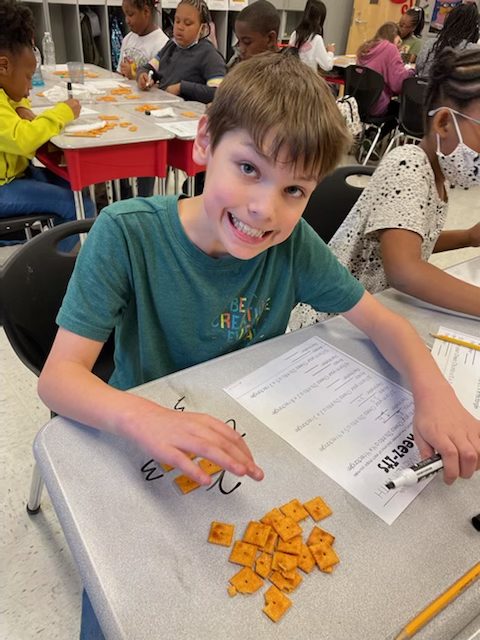 Cheese crackers help students with math skills - The Clinton Courier