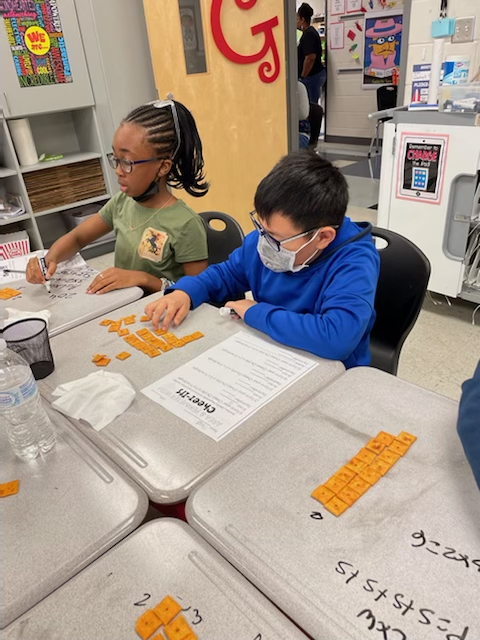 Cheese crackers help students with math skills - The Clinton Courier