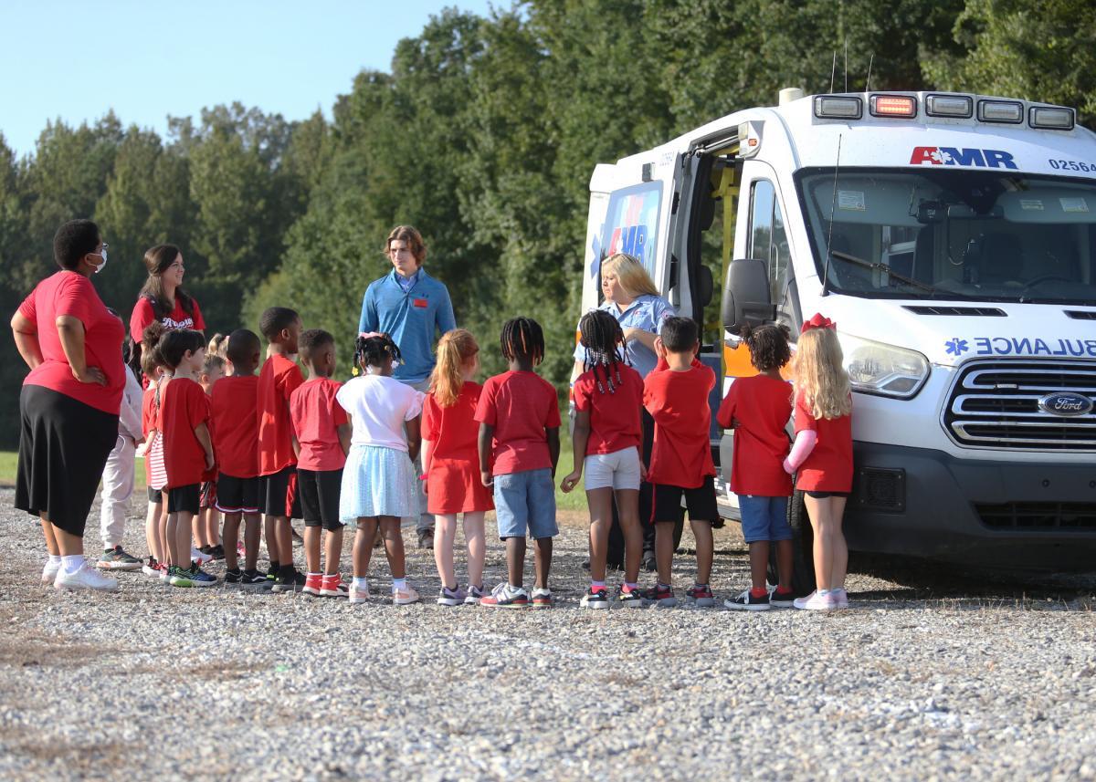 Clinton Park students enjoy “touch-a-truck” event - The Clinton Courier
