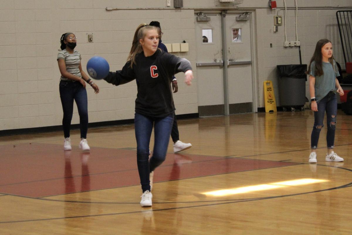Students versus teachers dodgeball games held - The Clinton Courier